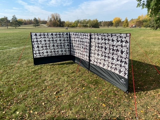 YXE Camping Gear - Geometric design Windbreak Privacy Screen