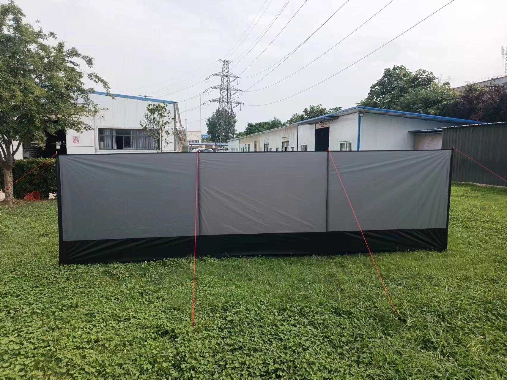 YXE Camping Gear - Grey Windbreak Privacy Screen